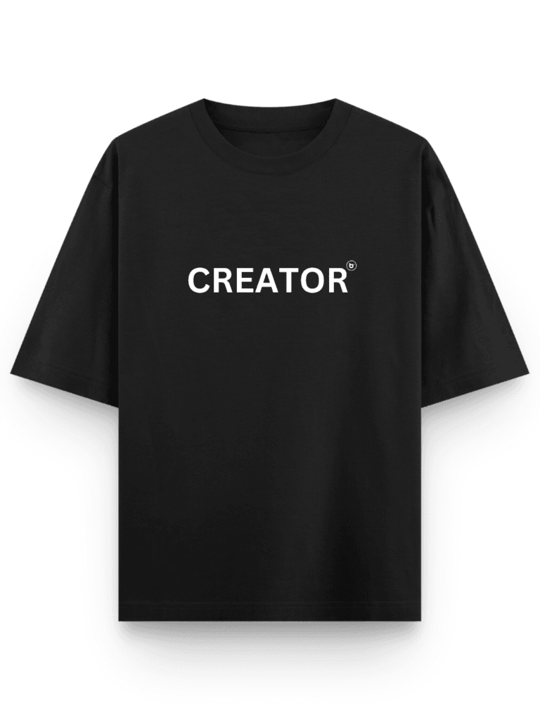 Creator Oversized T-Shirt | 240GSM Cotton, Trendy Design