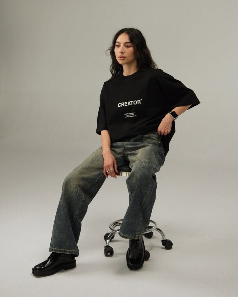 Creator Oversized T-Shirt | 240GSM Cotton, Trendy Design