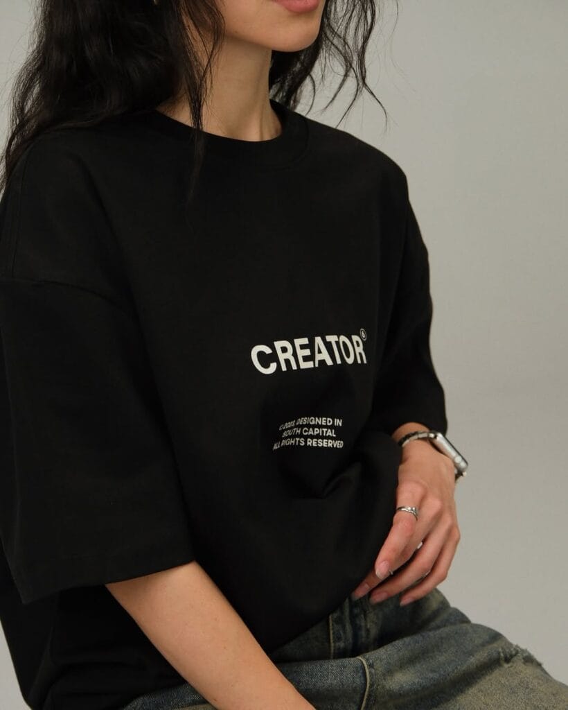 Creator Oversized T-Shirt | 240GSM Cotton, Trendy Design